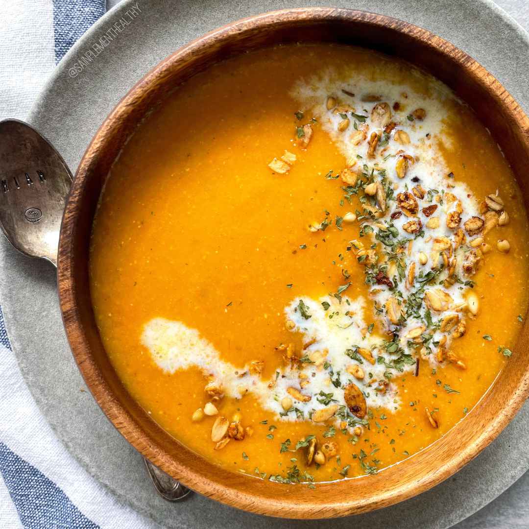 Soupe de patate douce - Sainplement Healthy