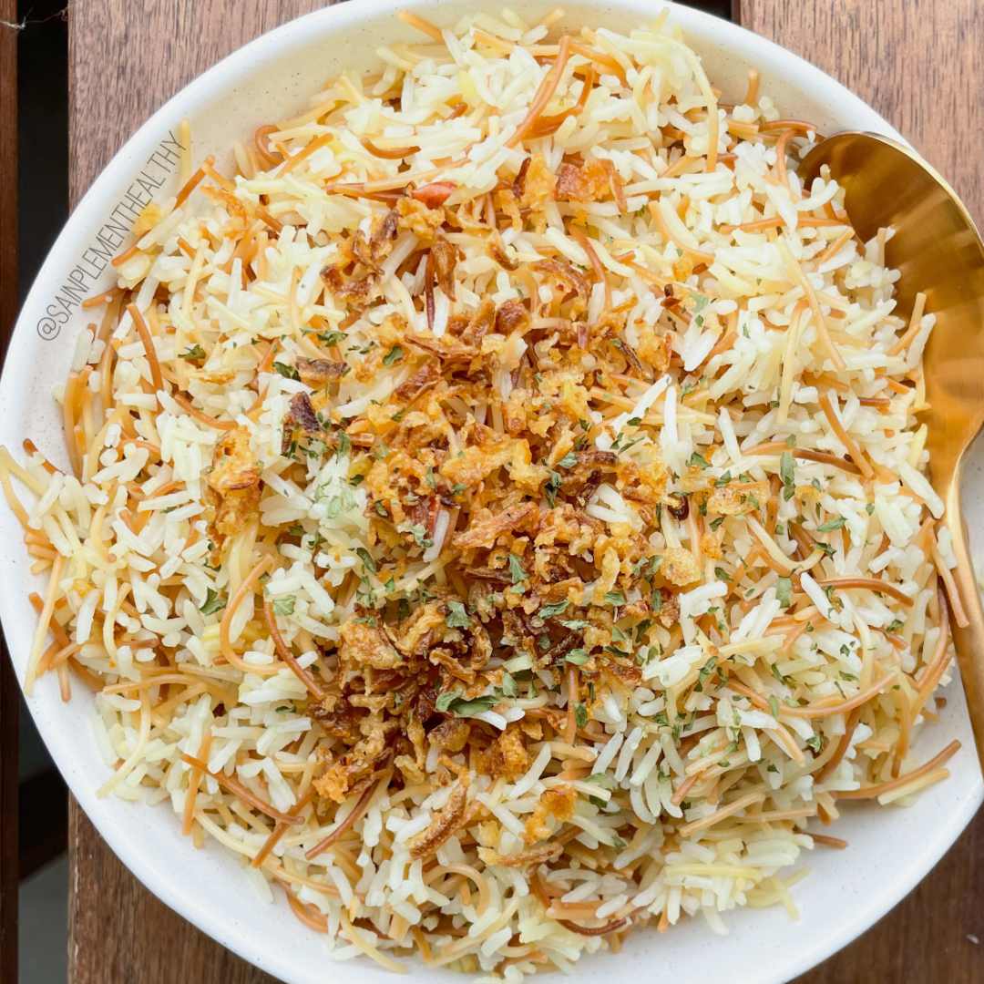 Riz aux vermicelles - Sainplement Healthy